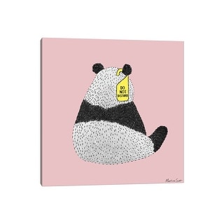 iCanvas "Do Not Disturb Panda" by Martina Scott Canvas Print - Bed Bath ...