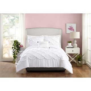 Jessica Simpson Ruffled Scallop Comforter Set - Bed Bath & Beyond ...