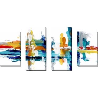"Captive Color III" by Katrina Craven Print on Canvas Set of 4 - Bed ...