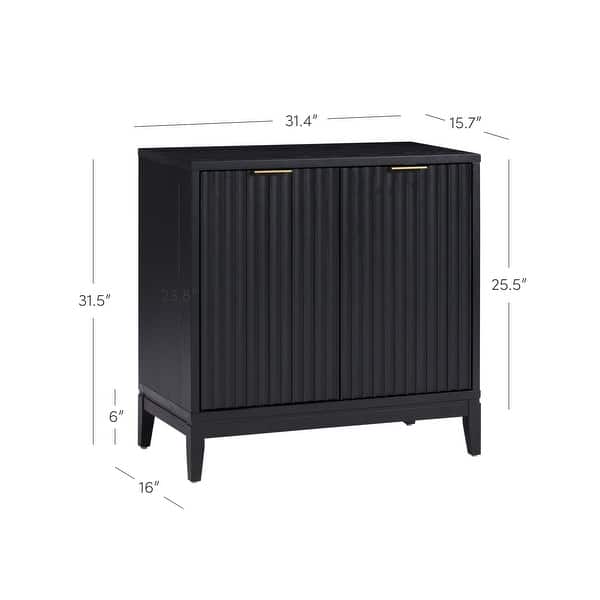 Jasper Modern Sideboard, Kitchen Storage Cabinet with Fluted Doors ...