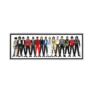 iCanvas "Michael Jackson Line-Up" by Notsniw Art Framed - Bed Bath ...