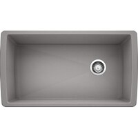 Blanco Diamond Super Single Undermount Sink Metallic Gray - Bed Bath ...
