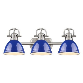 Golden Lighting Duncan 3 Light 25" Wide Bathroom Vanity Light - Bed ...