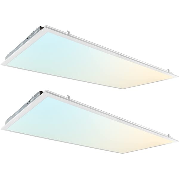 Luxrite 2x4 FT LED Light Panel, 40/50/55W, Color Select 3500K | 4000K ...