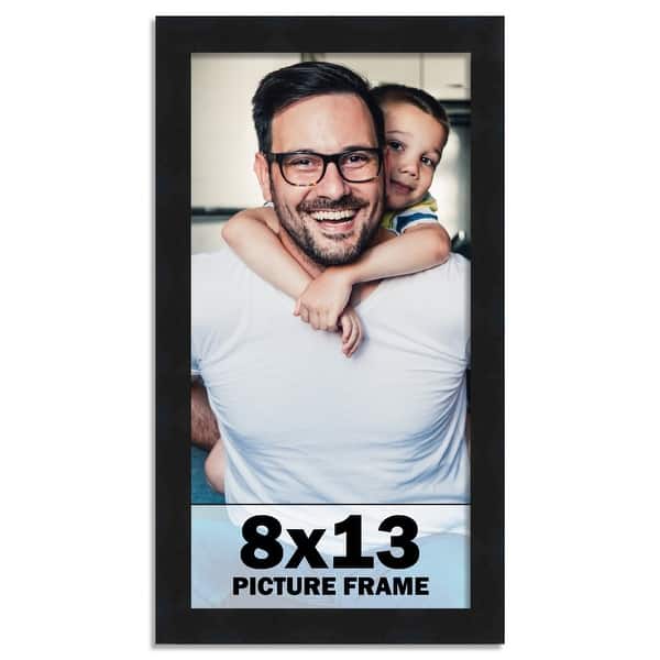 8x13 Frame Black Picture Frame - Complete Modern Photo Frame Includes ...
