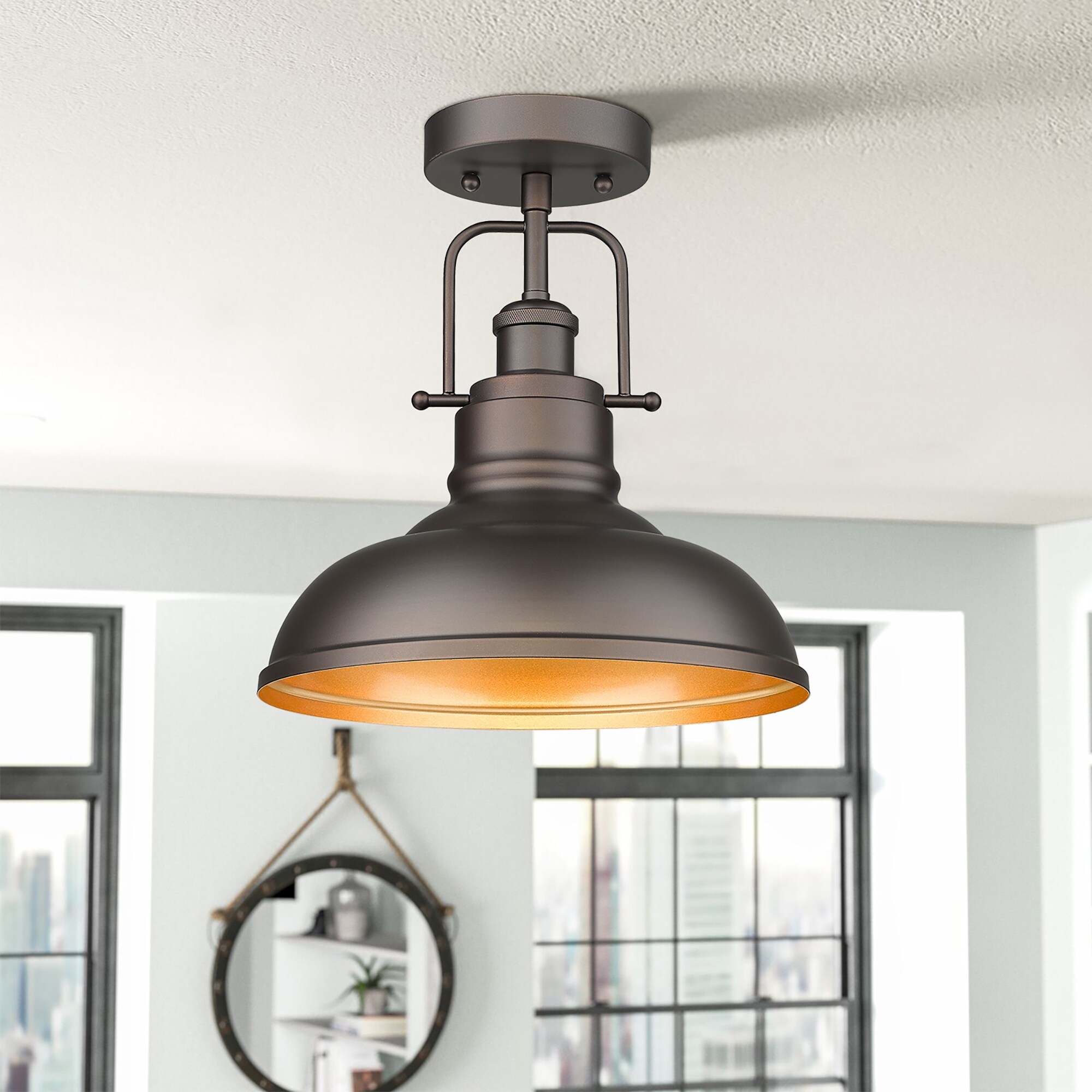 Vintage Semi-Flush Mount Ceiling Lights - Bed Bath & Beyond