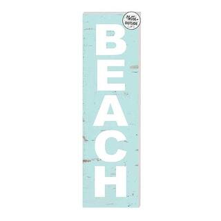35" rectangular “beach" outdoor porch board sign decoration - Bed Bath ...