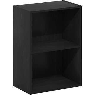 Blackwood 2-Tier Bookcase, Compact Storage Shelf for Books & Decorative ...