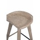 Bali Backless Wood Swivel Barstool - Bed Bath & Beyond - 36295601