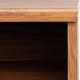 TV Stand for 55" Flatscreen - Walnut Brown, Sliding Door, Open Shelves ...