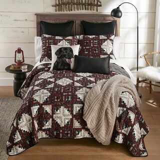 Donna Sharp Log Cabin Star 3PC Quilt Set - Bed Bath & Beyond - 42190889