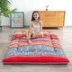 Boho Floral Pattern Japanese Floor Futon Mattress - Bed Bath & Beyond ...