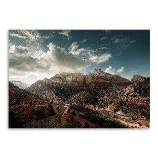 Americanflat - Zion Road Sunset by Torrey Merritt - 16"x20" Poster Art ...