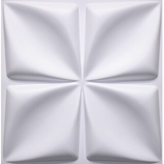 Dundee Deco White Diamond PVC 3D Wall Panels, Decorative Wall Paneling ...