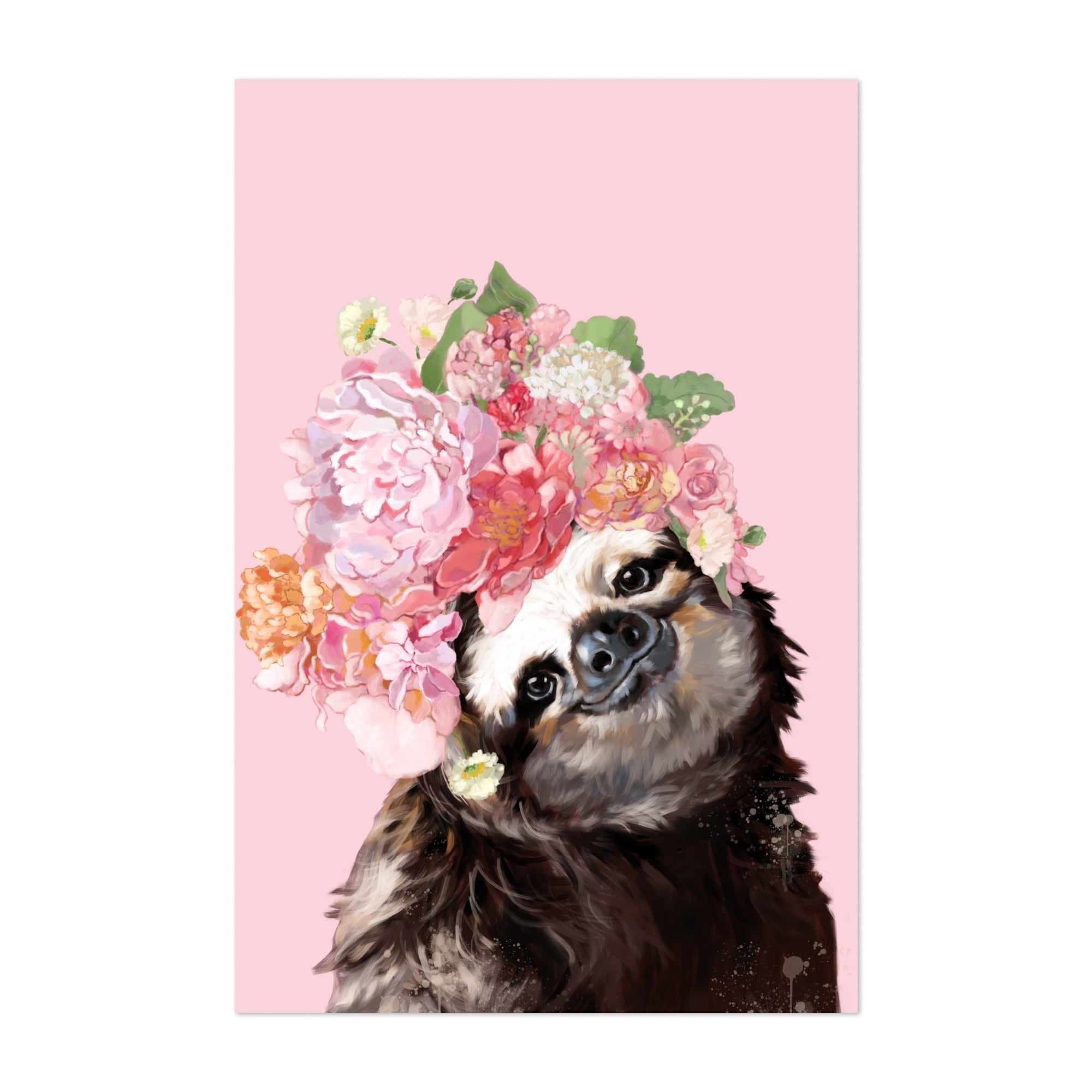 sloth with crown