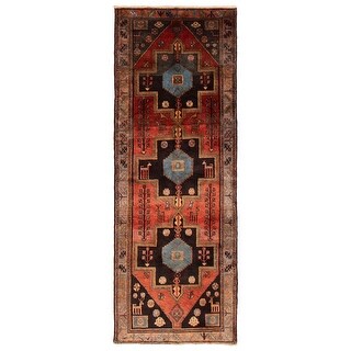 ECARPETGALLERY Hand-knotted Anadol Copper Wool Rug - 3'2 x 8'10 - Bed ...