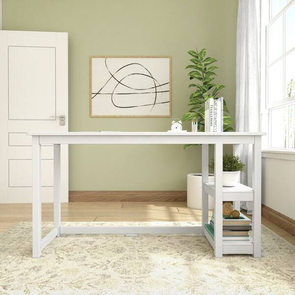 Plank and Beam Desk with Bookshelves - On Sale - Bed Bath & Beyond ...