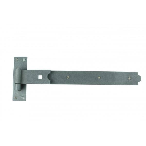 Pintle Offset Hinge 19" L Black Wrought Iron Lift Off Square Pintle ...