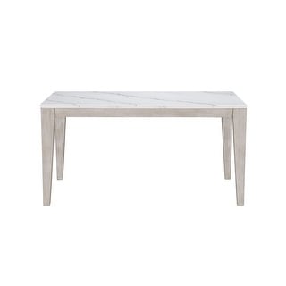 Beige Marble Top Dining Table - Bed Bath & Beyond - 40504219