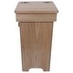 Oak Trash Bin with Lift Top - Bed Bath & Beyond - 25458306