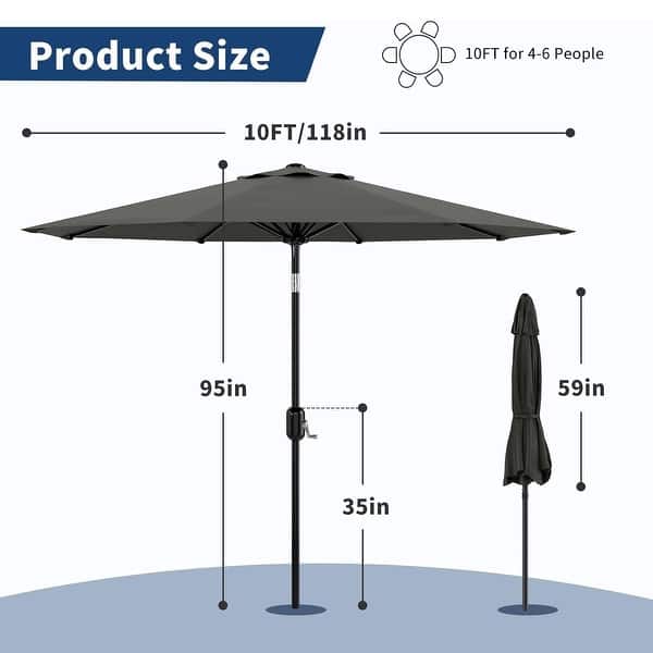 umbrella dimensions