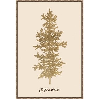 Oh Tanenbaum Framed Canvas Wall Art Print - Bed Bath & Beyond - 40947493