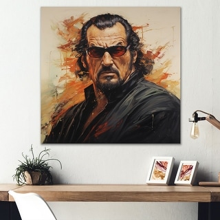 Designart "Steven Seagal Portrait" Celebrity Wall Art Prints - Bed Bath ...