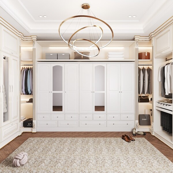 Small double mirrored wardrobe store