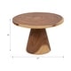 Sagebrook Home Modern Textured Natural Finish Suar Wood Coffee Table ...