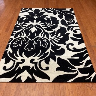 HERAT ORIENTAL Handmade Tibetan Wool Rug - 5' x 8' - Bed Bath & Beyond ...