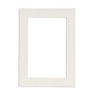 6x10 Mat Bevel Cut for 4x8 Photos - Acid Free Oyster Shell White Precut ...