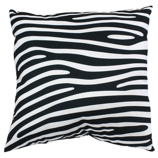 Zebra Print Decorative Pillow, Made in the USA, More Colors - Bed Bath ...