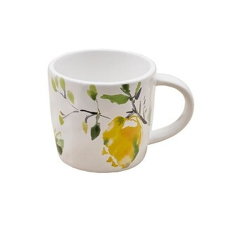 Split P Lovely Lemons Mug Set - White - Bed Bath & Beyond - 40824724