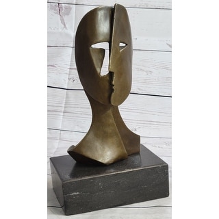 Pablo Pico Two Faces Mask Modern Art Cubism Statue Sculpture Decor 11 ...