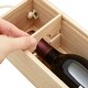 2 Pack Single Bottle Wooden Wine Gift Boxes with Sliding Lid for ...