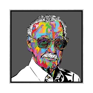 iCanvas "Stan Lee" by TECHNODROME1 Framed - Bed Bath & Beyond - 37678070