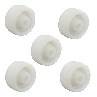 1-inch Diameter PP Wheel Skateboard Trolley Caster Pulley White 5pcs ...