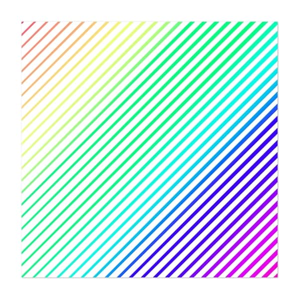 Diagonal Lines Digital Abstract Rainbow Art Print/Poster - Bed Bath ...