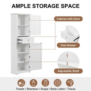 Symmetry Bathroom Storage Cabinet Floor-standing Side Cabinet ...