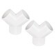 1.57" PVC Pipe Fittings 2pcs 3 Way Y Shape Water Joint Connectors ...