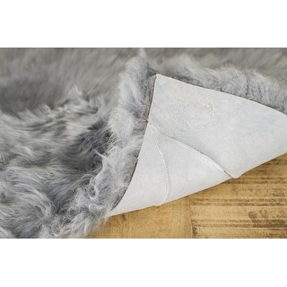 17" x 17" Gray, Sheepskin - Seat/Chair Cover - Bed Bath & Beyond - 32571007