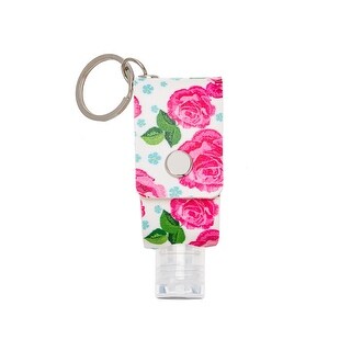 Pink Roses Hand Sanitizer Key Chain With Empty 30 Ml Bottle - Bed Bath ...