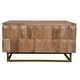 33 Inch Lift Top Storage Trunk Coffee Table, Square, Mango Wood ...