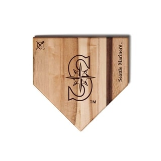 MLB 12-Inch Wooden Home Plate Cutting Board, Seattle Mariners - Bed ...