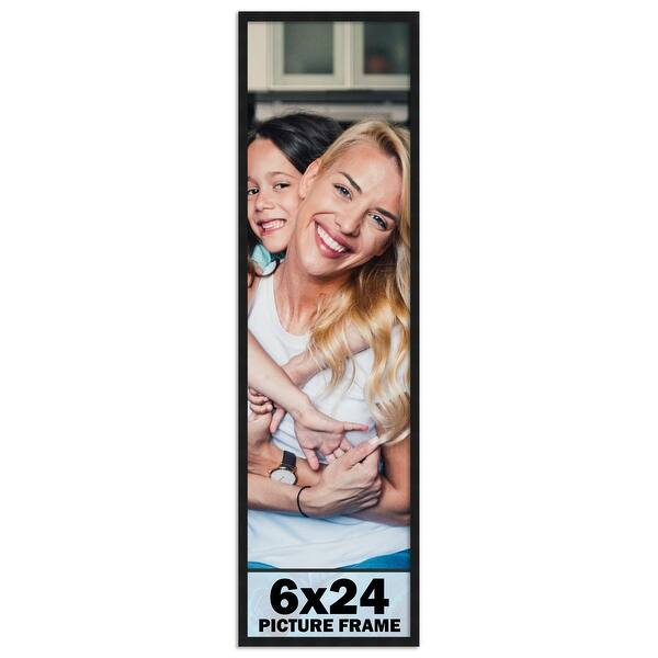 6x24 Frame Black Picture Frame - Complete Modern Photo Frame Includes ...