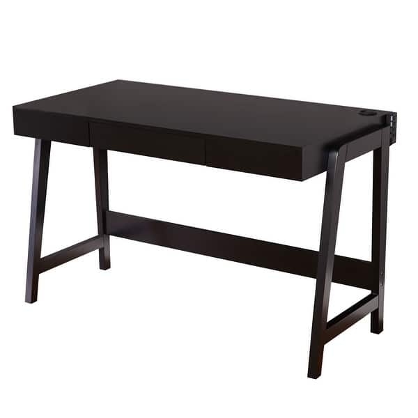 Simple Living Modernist Rectangular Tech Integrated Desk - On Sale ...