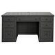 Talon Brands Rustic Executive Office Desk Solid Wood - Bed Bath ...