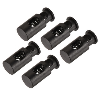 Flag Plastic Spring Stoppers for Garden Flag Stand Poles Black 5 Pack ...
