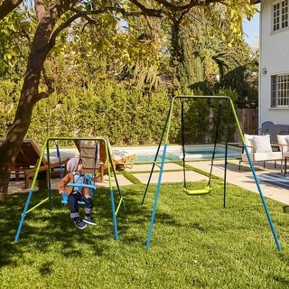 2 in 1 Kids plastic safe swing set - N/A - Bed Bath & Beyond - 40187045