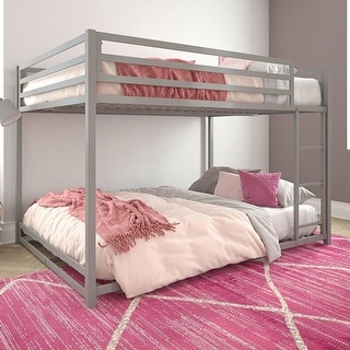 Full Over Full Metal Bunk Bed in Silver - Bed Bath & Beyond - 38154914